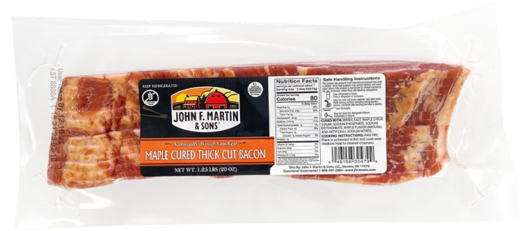 Thick Maple Bacon | John F. Martin & Sons