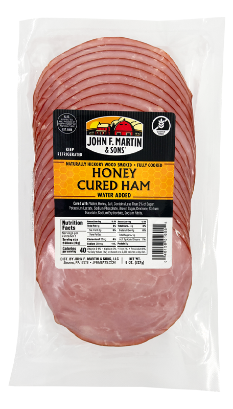 Sliced Honey Cured Ham | John F. Martin & Sons