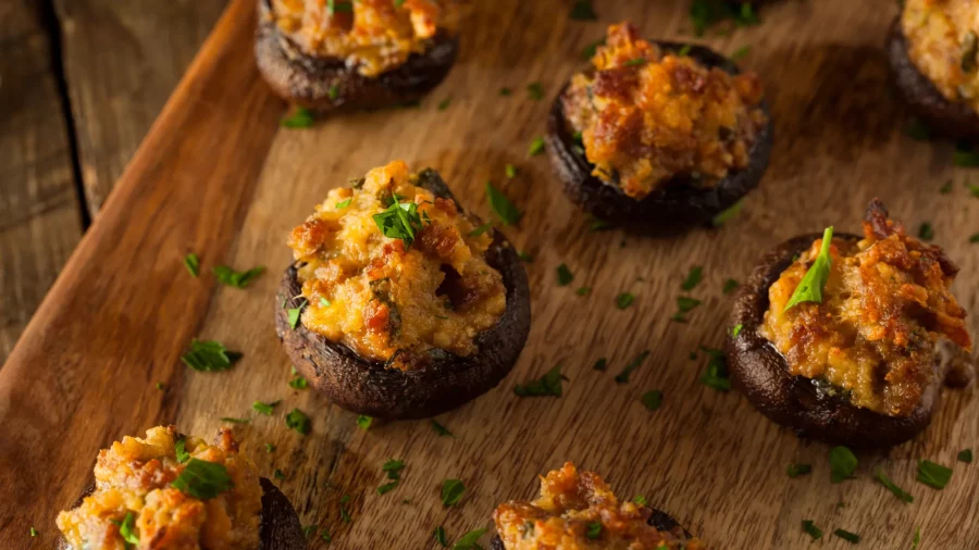 Dried Beef and Cream Cheese Stuffed Mushrooms | John F. Martin & Sons