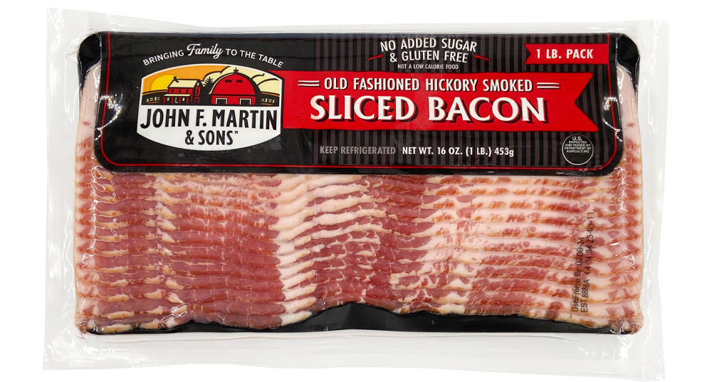 1lb Regular Bacon | John F. Martin & Sons