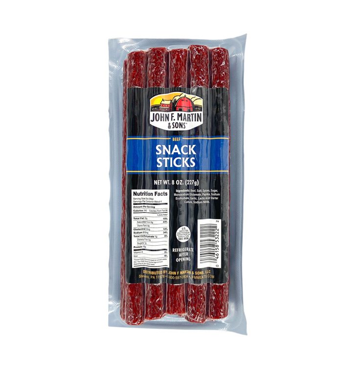 8 oz Beef Sticks | John F. Martin & Sons