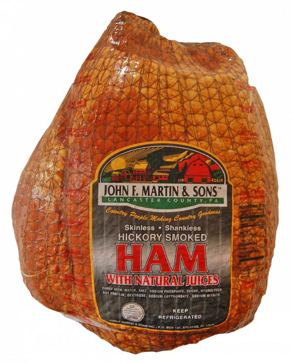 Smoked Skinless Shankless Whole Ham | John F. Martin & Sons